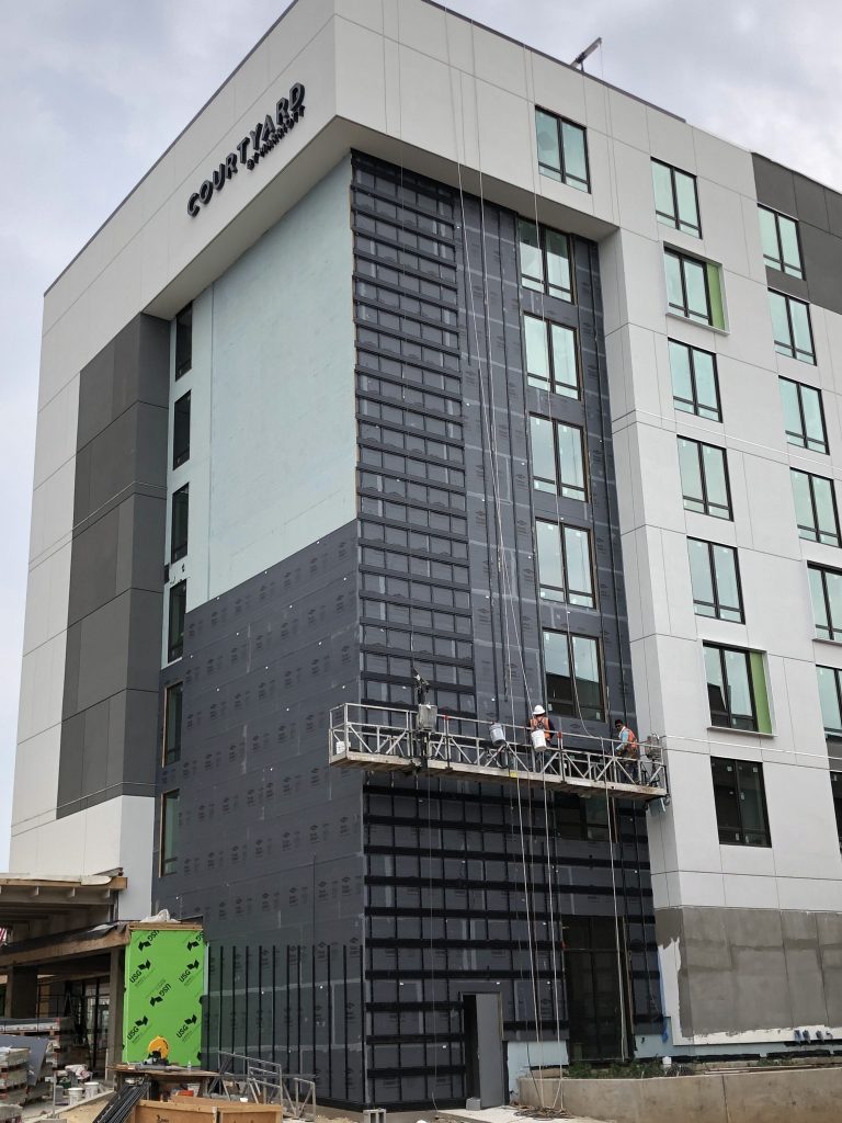 The Courtyard by Marriott at McHenry Row - Knight Wall Systems